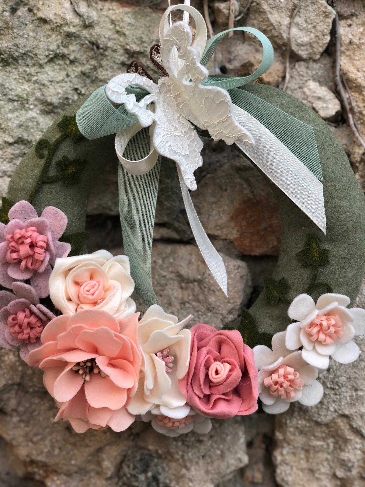 [Kit] Ghirlanda Fiorita - L'Arte della Nonna