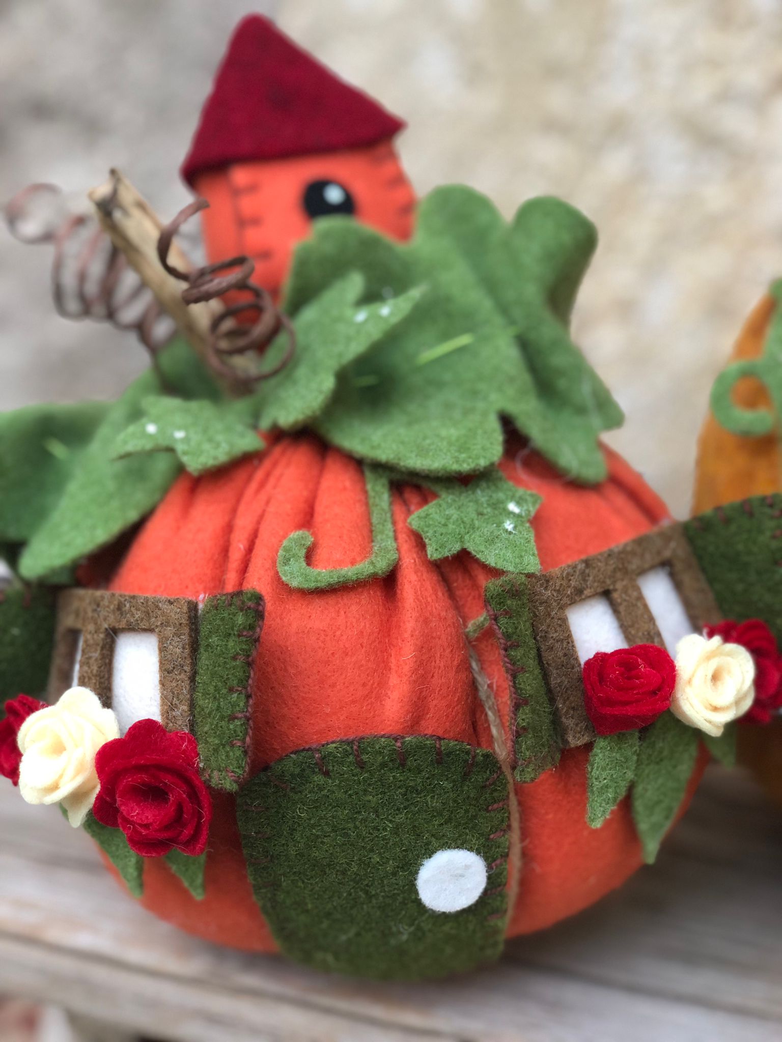 [Kit] Zucchetta Casetta Piccola (Arancione) - L'Arte della Nonna